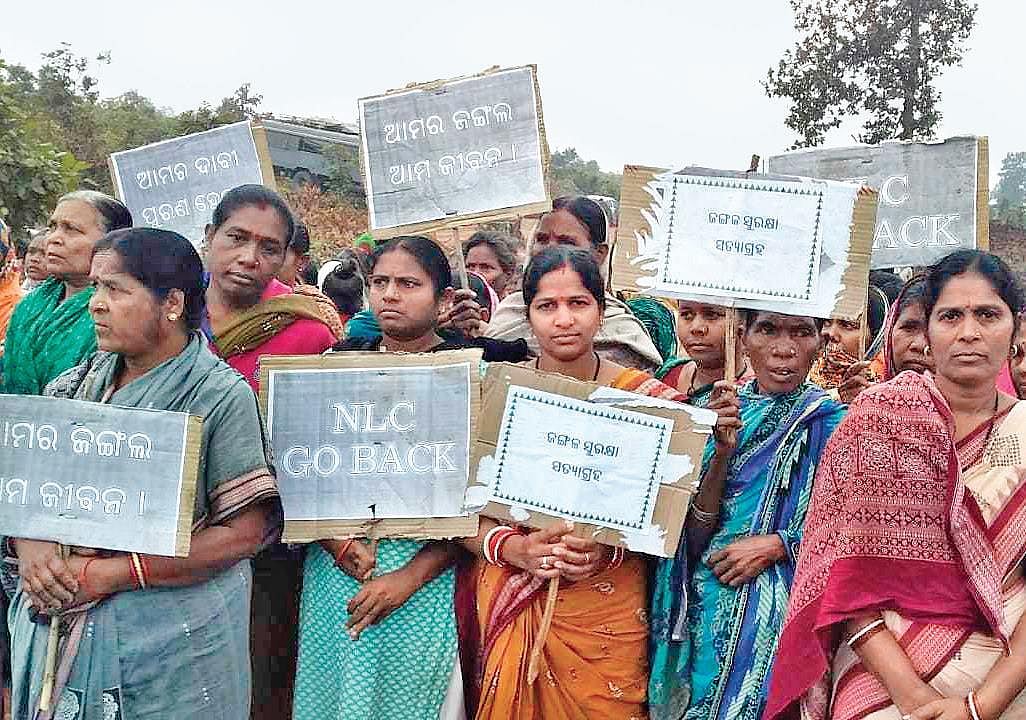 Talabira mining meets protest