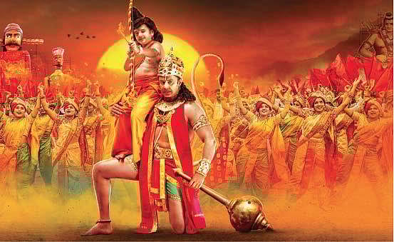 Darshan seen in iconic Hanuman look in 'Roberrt'
