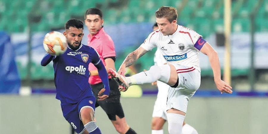 Front, middle or back, having a field day Chennaiyin FC man Edwin ...