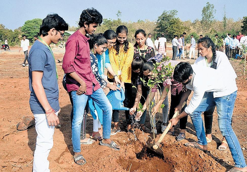 'Clean environment, green environment' at Gitam Deemed-to-be University ...