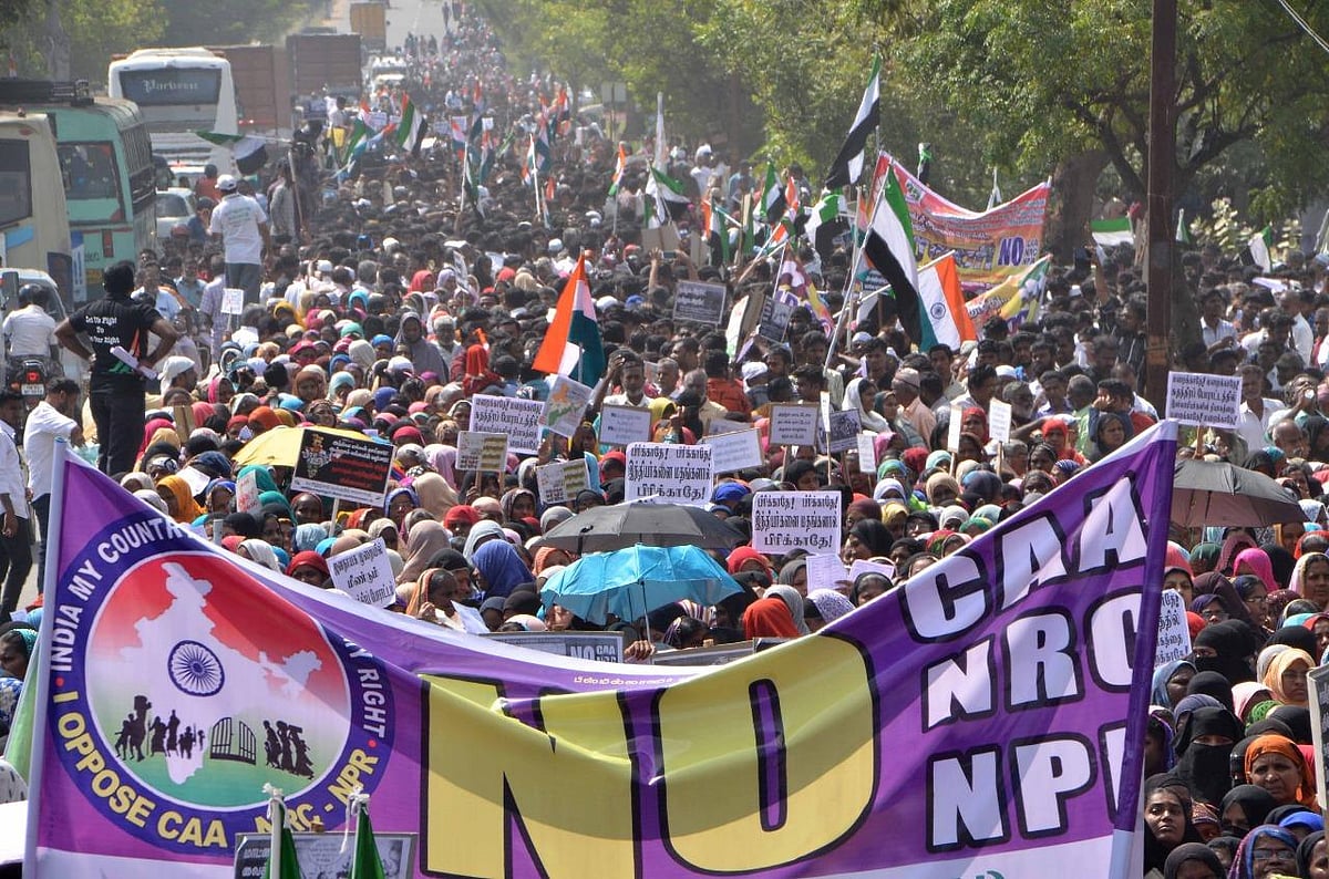 Muslim outfit holds anti-CAA protests across Tamil Nadu
