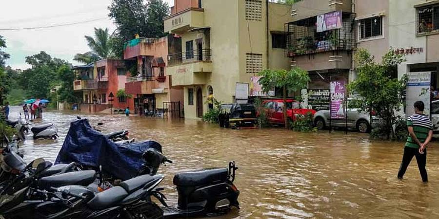 Four swept away in flooded stream after heavy rain in Pune