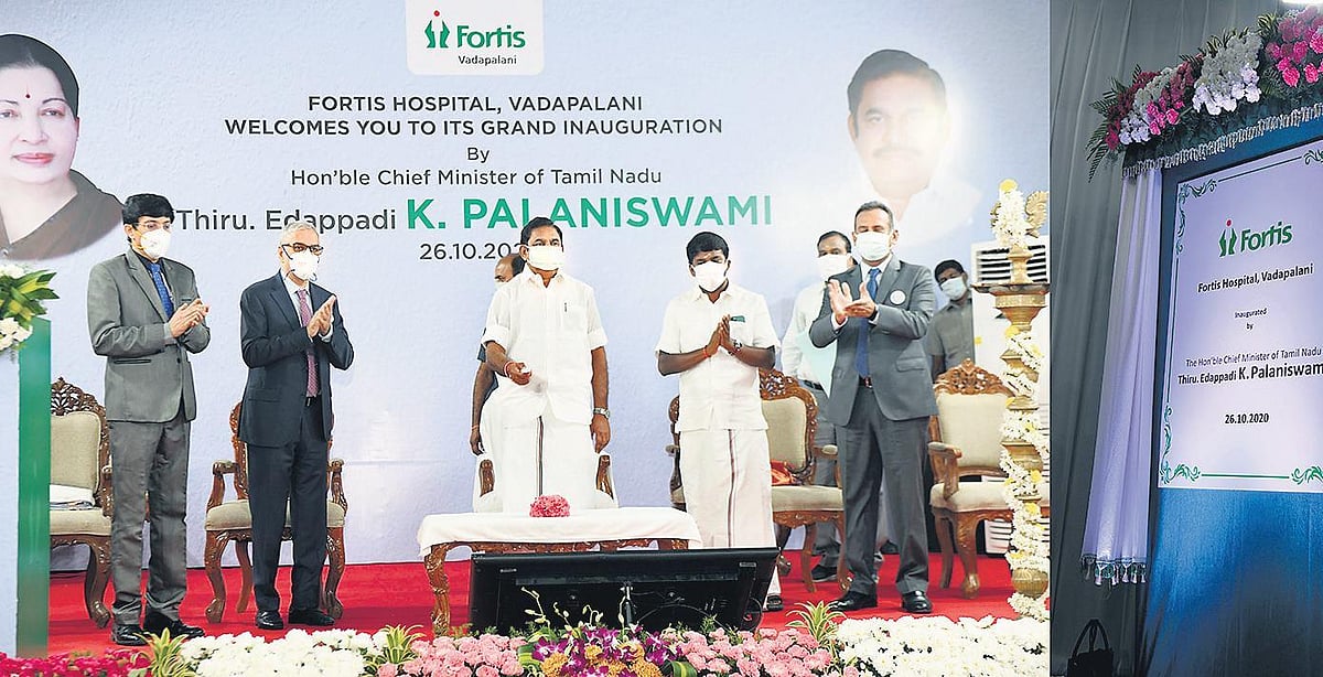 EPS inaugurates 250-bed multi-specialty hospital in Vadapalani