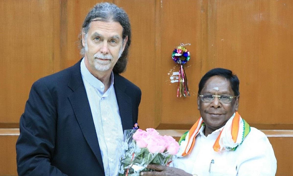 People in Puducherry quiet, peace-loving: CM V Narayanasamy to German ...