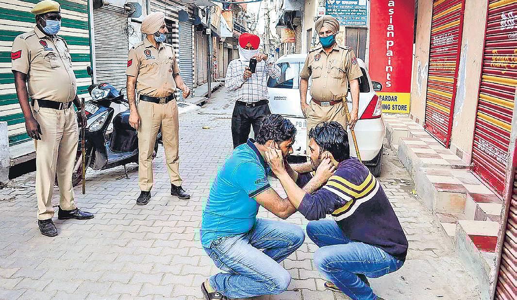 Coronavirus scare: Police pull up lockdown viola