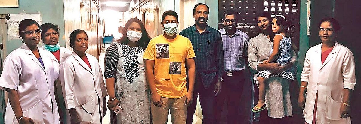 Chengalam couple returns home