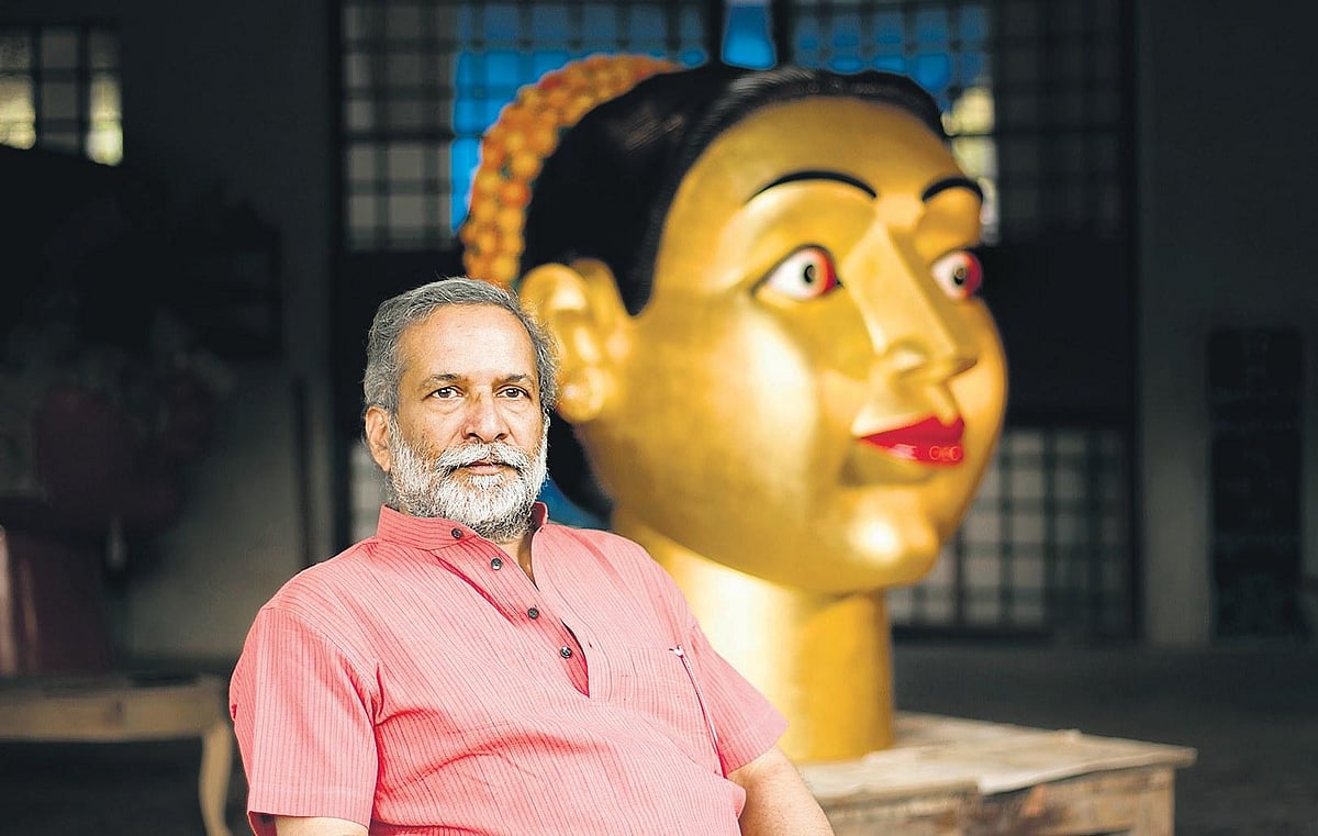 Designer Rohit Bal and sculptor G Ravinder Reddy collaborate for Lotus ...