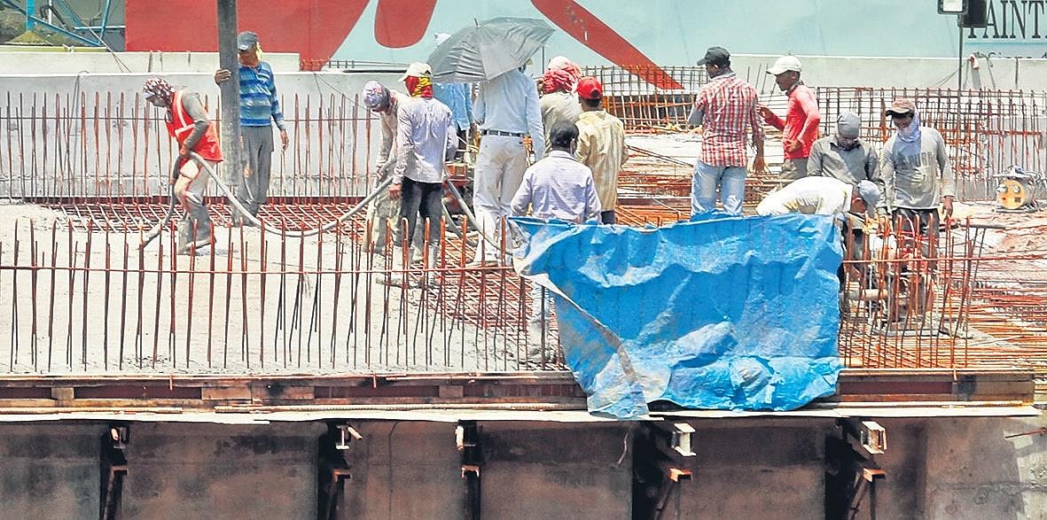 Vyttila flyover concrete work over