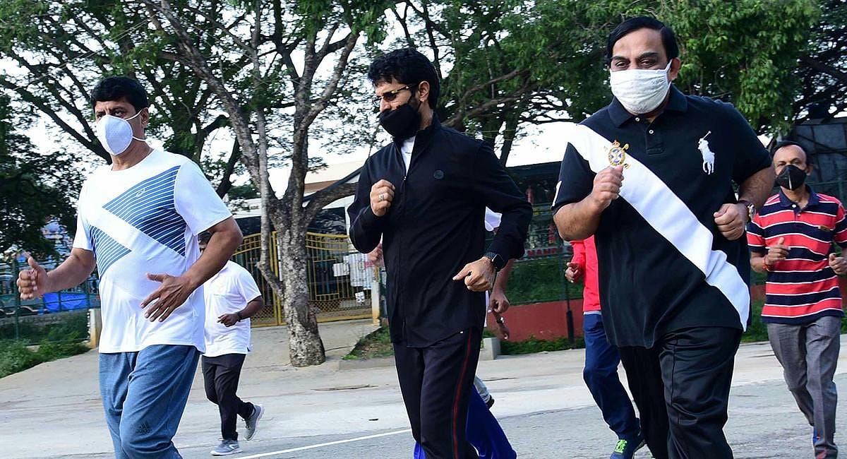 It’s Olympic day run with social distancing