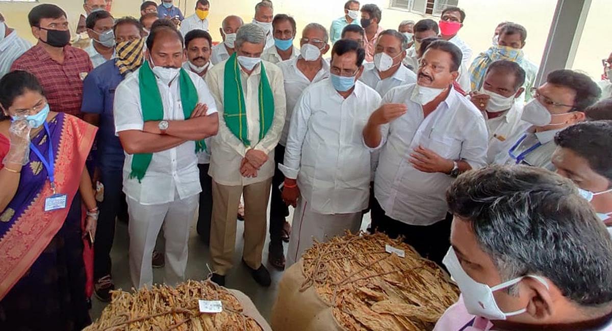Andhra Pradesh's Markfed takes part in tobacco auction