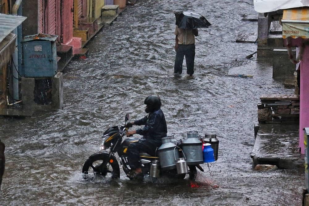 Heavy rains cause waterlogging in parts of Rajasthan