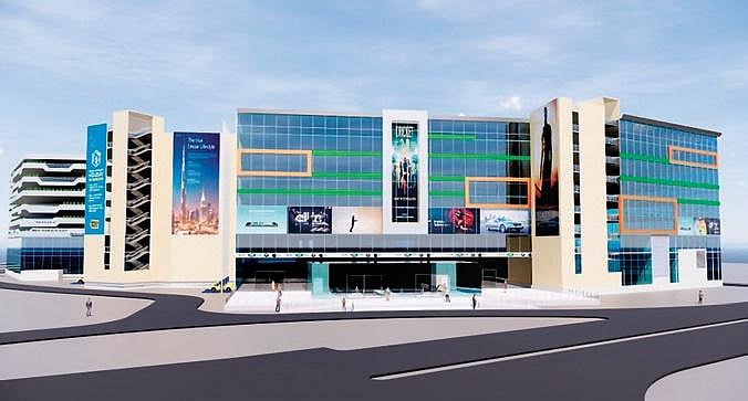 Multi-level parking at Phase IV Nabi Karim metro station: DMRC