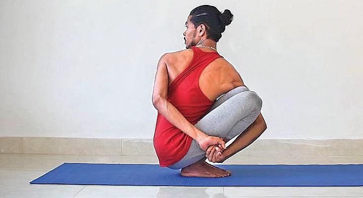 At home with asanas