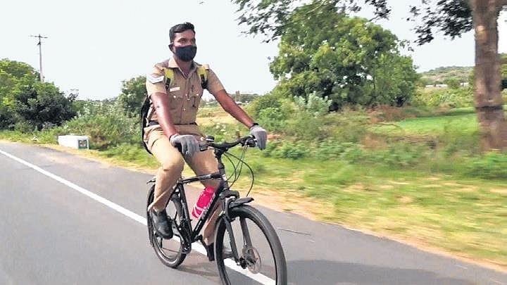Cycling makes me more approachable, says TN cop who patrols on bicycle