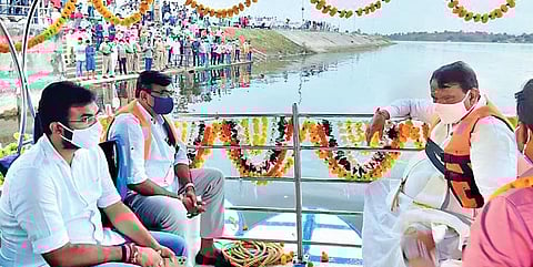 Boating starts at Banswada lake in Telangana's Kamareddy