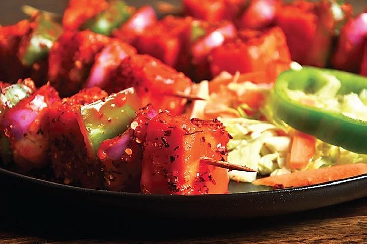 Booze Box: An appealing arrangement of alcohol and appetisers