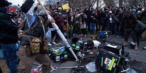 Capitol police were overrun, 'left naked' against rioters: Report shows ...