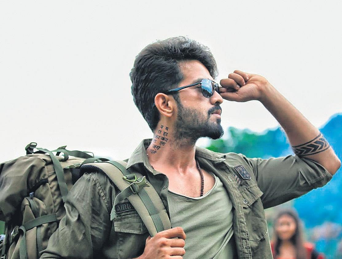 Viraat’s look from AP Arjun’s Addhuri lover out