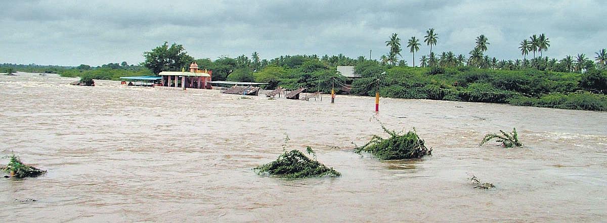 Villupuram: Thenpennai River floods even before monsoon