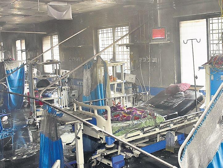 11 Covid patients killed in fire at ICU ward in Maharashtra hospital