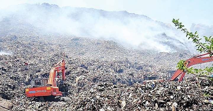 Bio-mining of waste at Bhubaneswar's Bhuasuni dumpyard from January