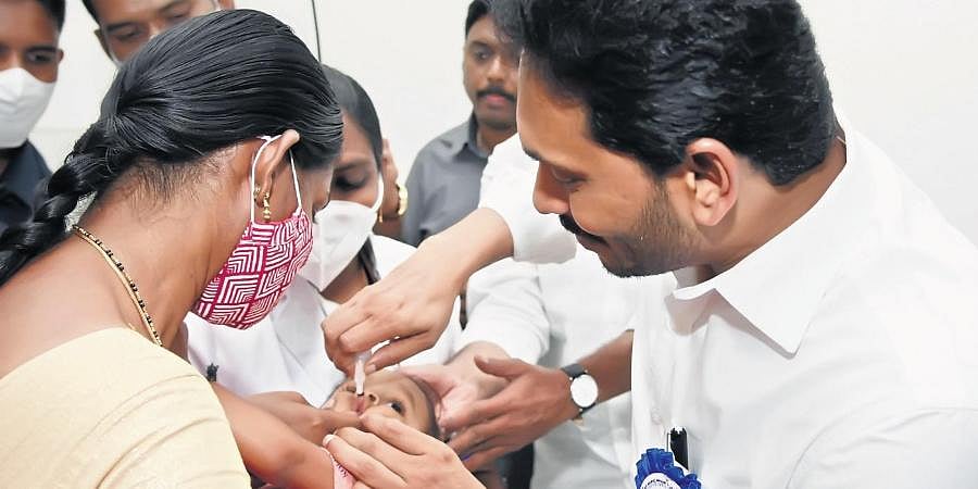 Over 51 lakh given pulse polio drops in Andhra