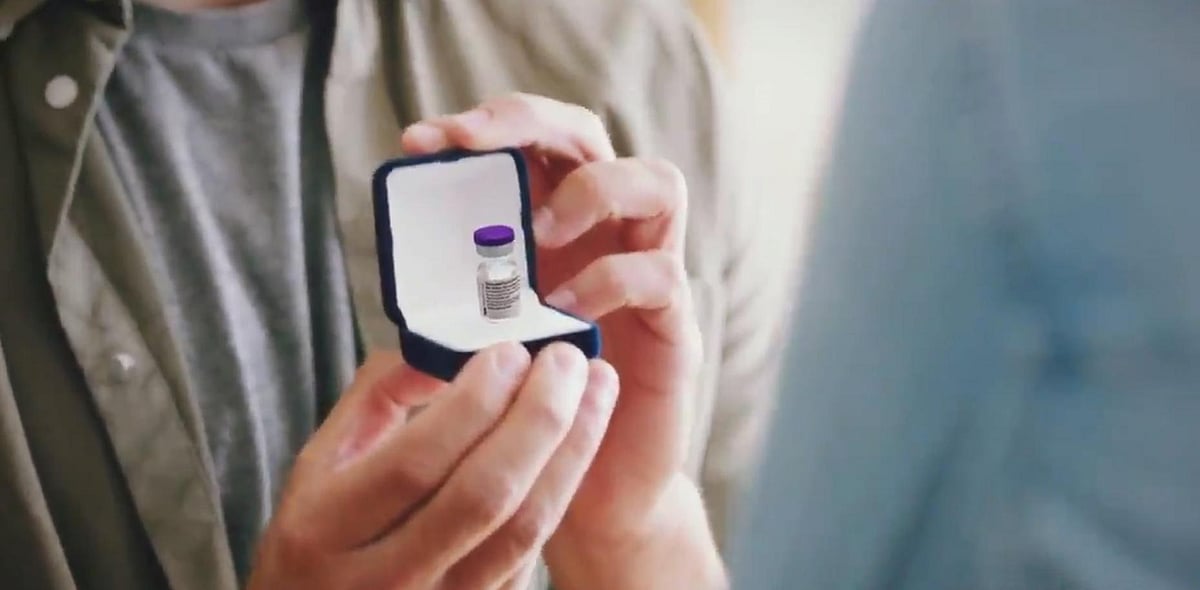 Pfizer suggests COVID vaccine as 'perfect gift' for valentine's day in ...