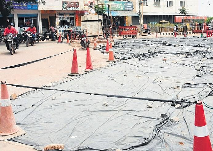 Smart City? Karimnagar roads in shambles