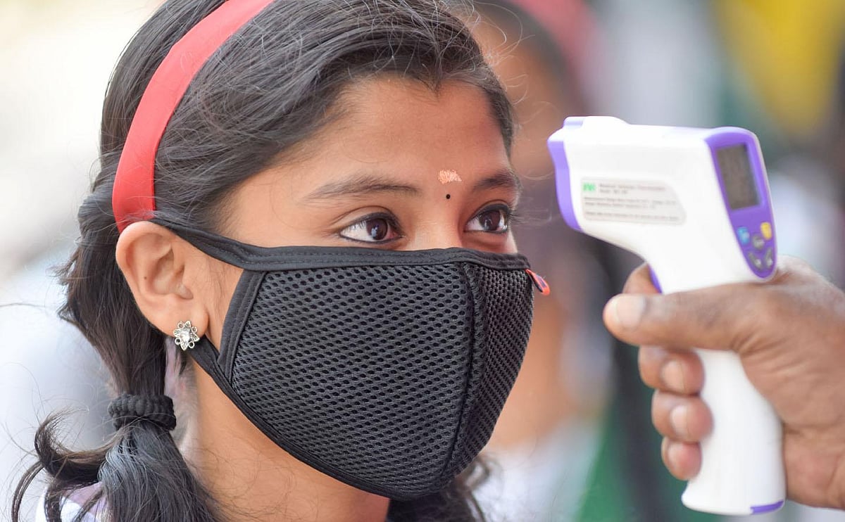 SSLC begins with social distancing and good luck cheers