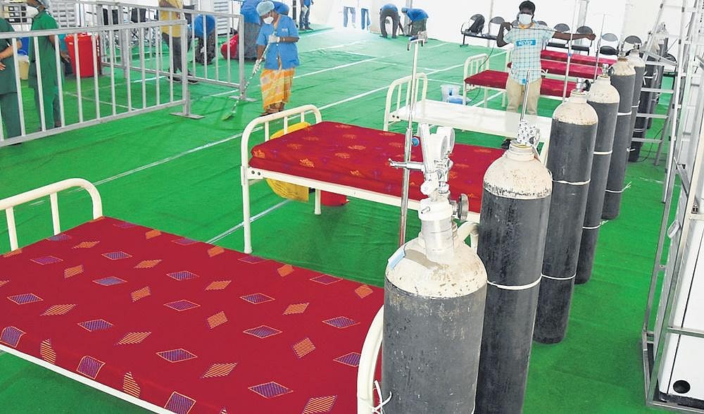 40 oxygen beds unveiled at Erode govt hospital