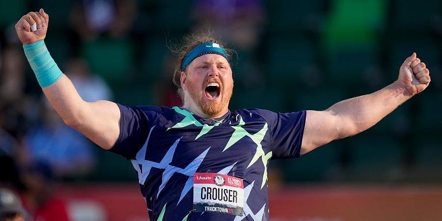 American shot putter Ryan Crouser smashes world record in Eugene