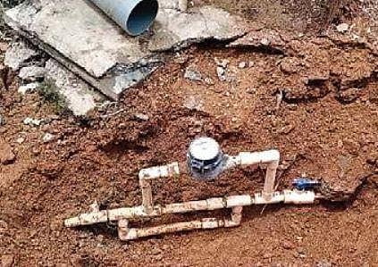Now, water theft by bypassing meters
