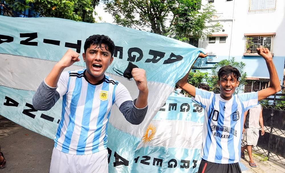 Kolkata goes crazy after Messi's Argentina wins in Copa America final ...