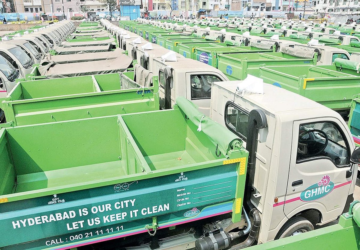 Hyderabad civic body to get 1,350 Swachh Auto Tippers to clear garbage