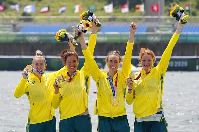 Tokyo Olympics: Australia wins rowing gold in women's, men's four