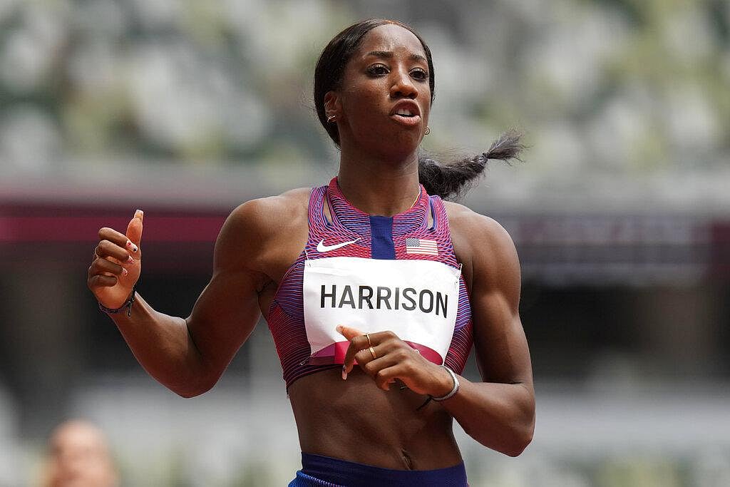 Keni Harrison makes smooth start at Olympics as she chases first major gold