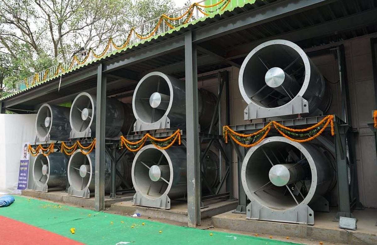 Smog tower in Connaught Place dysfunctional