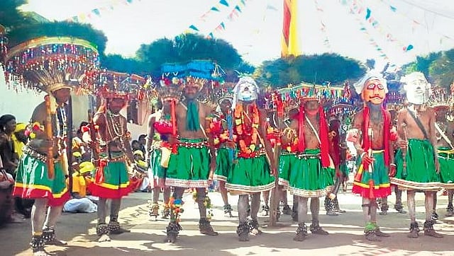 Taking ancient folk dance Gussadi to Telanagana people