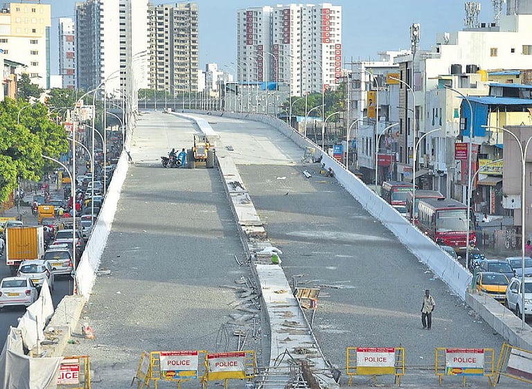Finally, Koyambedu flyover ready for public use by end of September