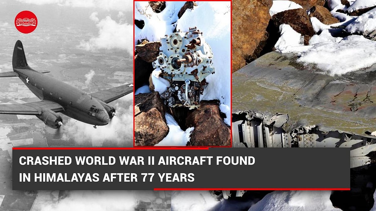 WATCH | World War II aircraft found in Himalayas after 77 years