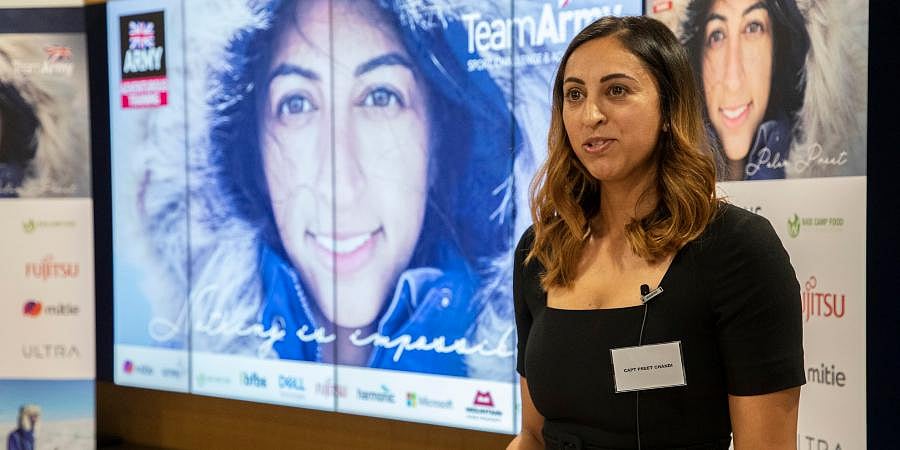 Captain Harpreet Chandi becomes first Indian-origin woman to trek solo ...