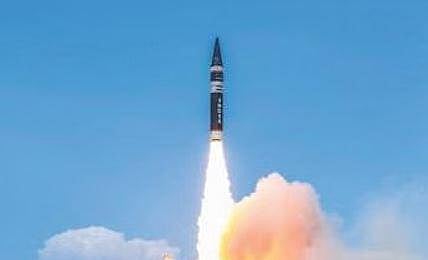 Prime success for nuclear capable Agni missile