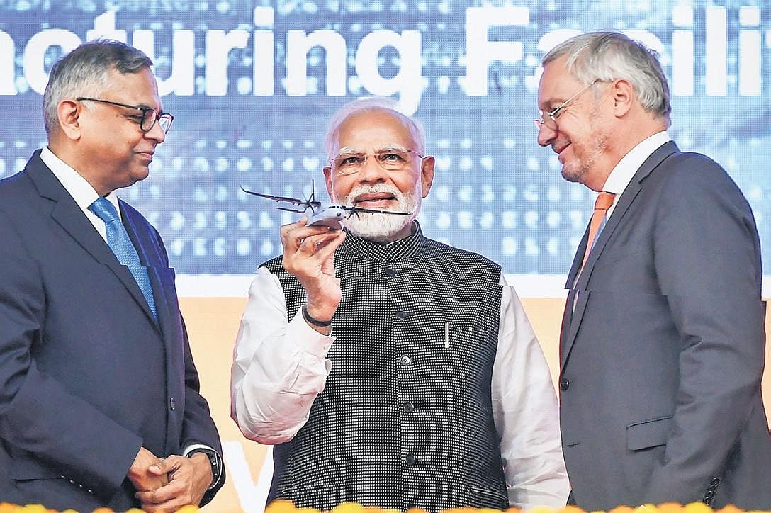 Airbus-Tata project a major leap in make-in-India: PM Modi