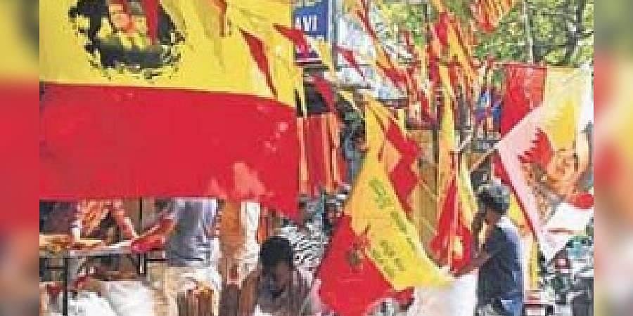Kannada flags to paint Karnataka state red & yellow on November 1