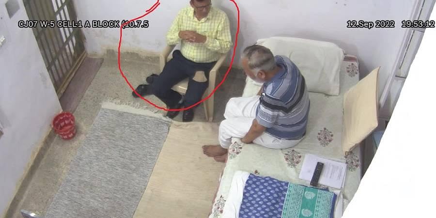 Video of jailed AAP minister meeting a Tihar jail superintendent surfaces