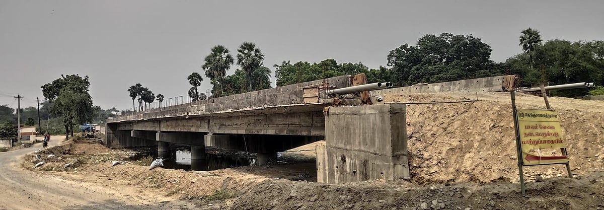 Worried over access cut-off by construction pace, Perambalur villagers ...