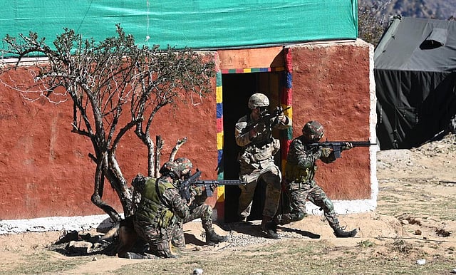 PHOTOS | Indo-US joint military exercises in full swing; kites and dogs ...