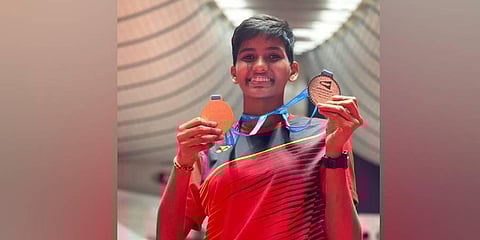 Clinical mistake damaged her right hand but Manisha is serving gold on ...