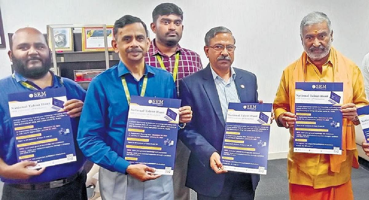 SRM University-AP Hackathon poster released