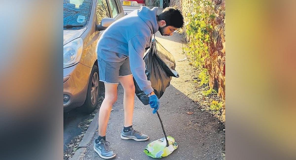 This student gets people to keep streets clean from Pune to UK